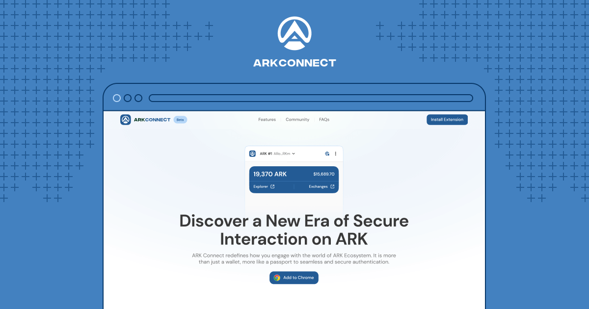 ARK Connect | Empowering ARK Interactions with Web3 Browser Extension